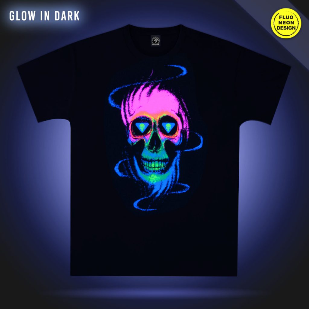 ''Skull'' Neon T-Shirt Women - Magic Leaf
