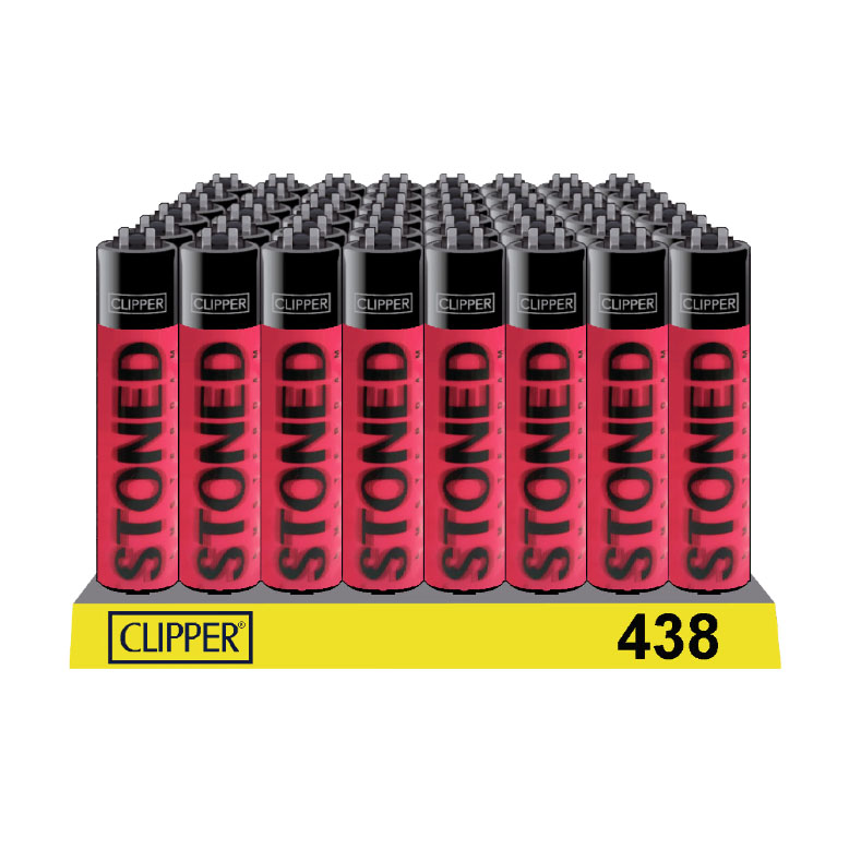 438 Amsterdam Stoned Pink CLIPPER® Lighters Classic Large x48pcs ...
