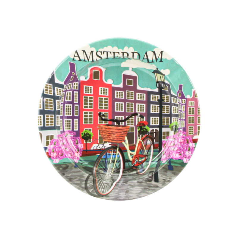 TA39 Tin Ashtray AMSTERDAM BIKE per12 - Magic Leaf Customize Joint ...